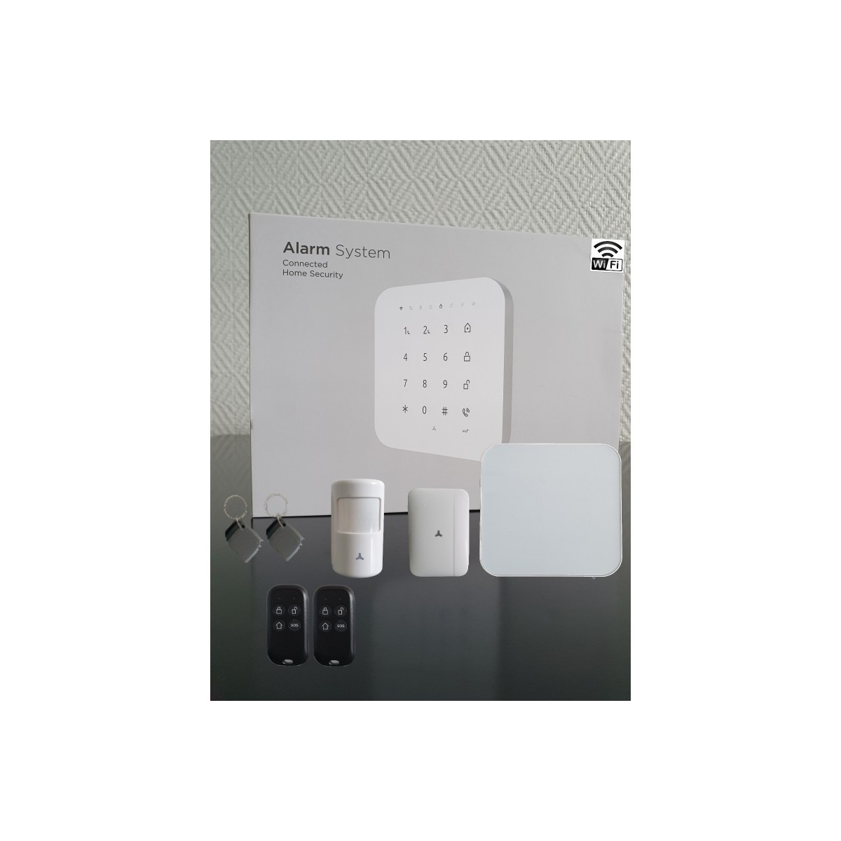 Lifebox alarme maison wifi et gsm sans fil connectée casa- kit 1