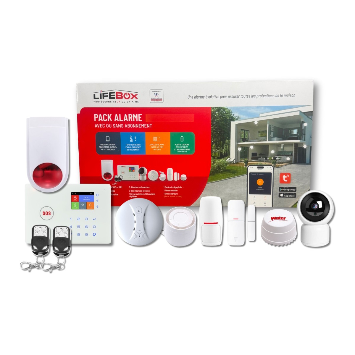 Alarmes pour maison - système d'alarme maison - Lifebox