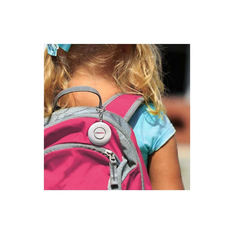 2 Alarmes de sécurité anti agression pour enfant 130 DB - Lifeboxsecurity